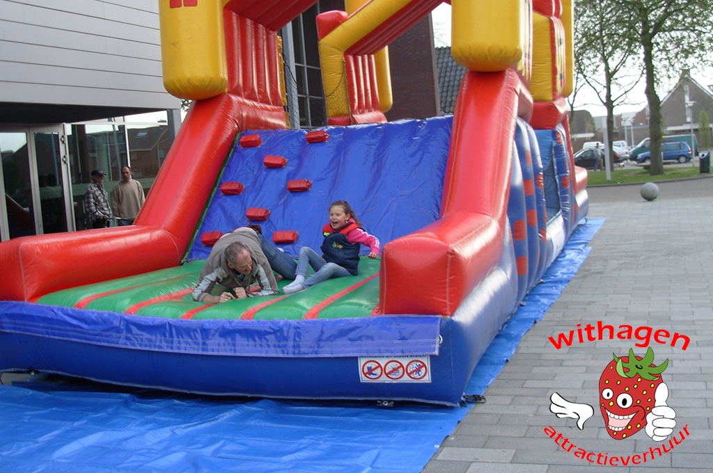 Springkasteel hindernisbaan | Thema opblaas stormbaan