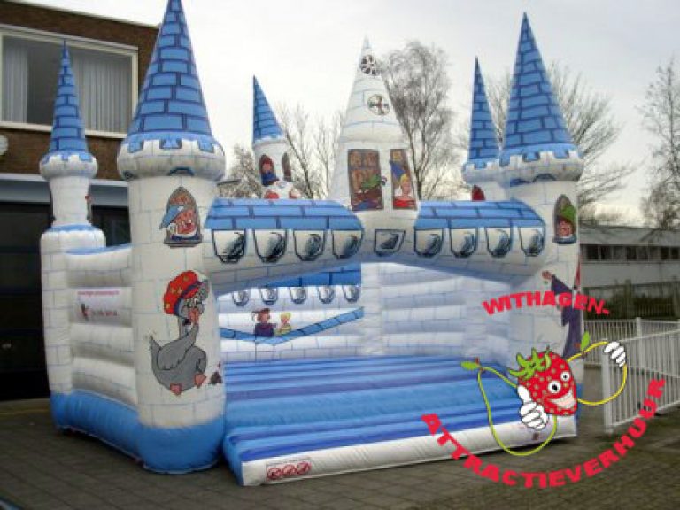 Sprookjes springkussen kasteel | Withagen attractieverhuur